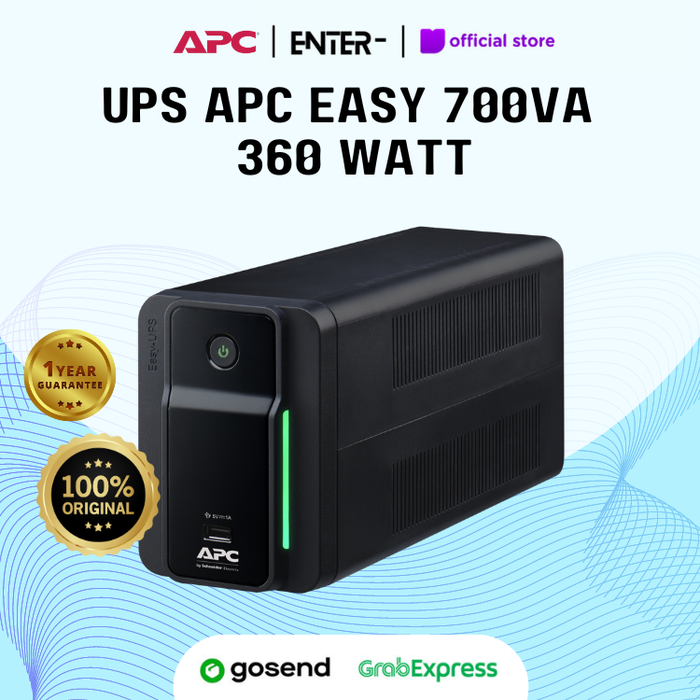 Jual UPS APC Easy 700VA 360 Watt USB Charging - APC BVX700VA BVX700LUI ...