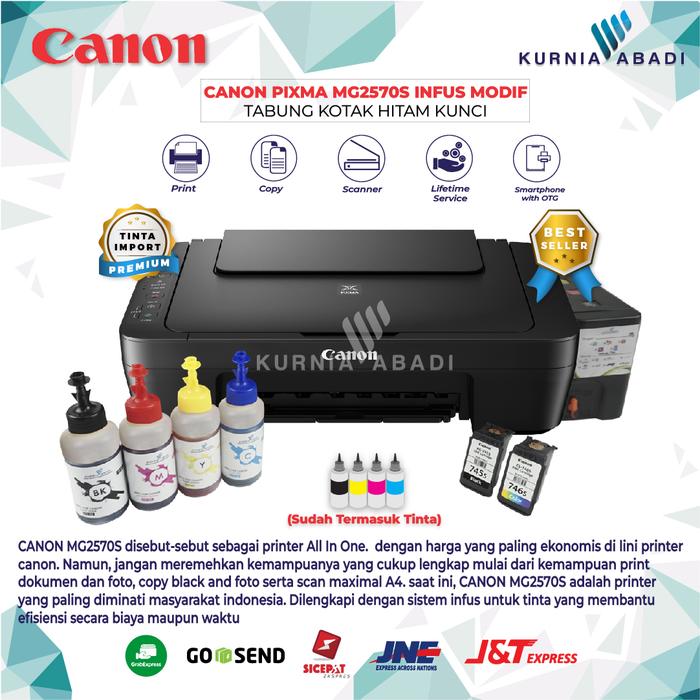 Jual Printer Canon PIXMA MP287 Infus Print Scan Copy Inkjet Tabung ...