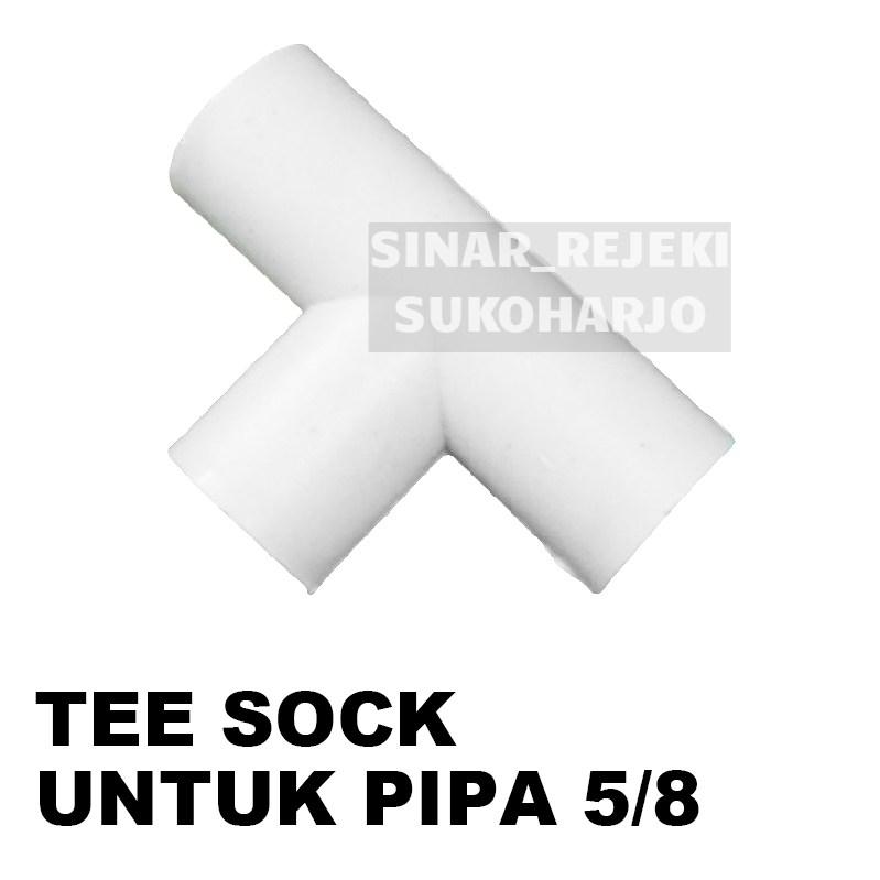 TEE SOCK SOCKET Sambungan Pipa Listrik 5/8 Sambungan Cabang 3 - Shop ...