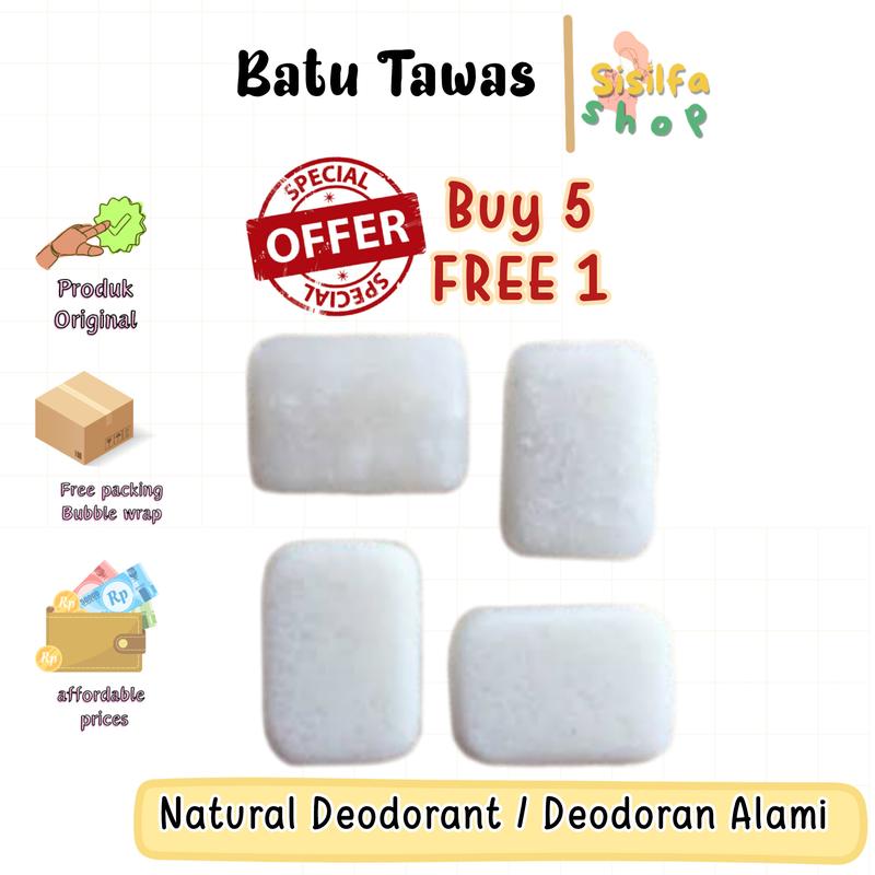 Batu Tawas - Natural Deodorant / Deodoran Alami Mencegah Ba - Shop ...