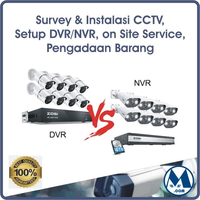 Jual CCTV: Survey, Pemasangan, Setup DVR/NVR, On Site Service - Survey ...