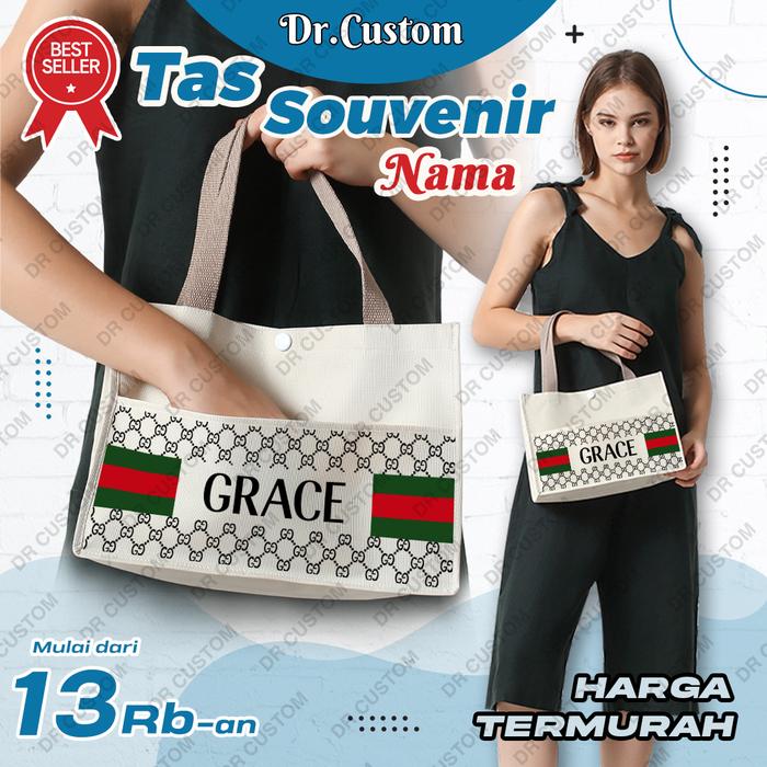 Promo [Custom] Tas Sovenir Sablon-Tas Hampers pernikahan-Totebag ...