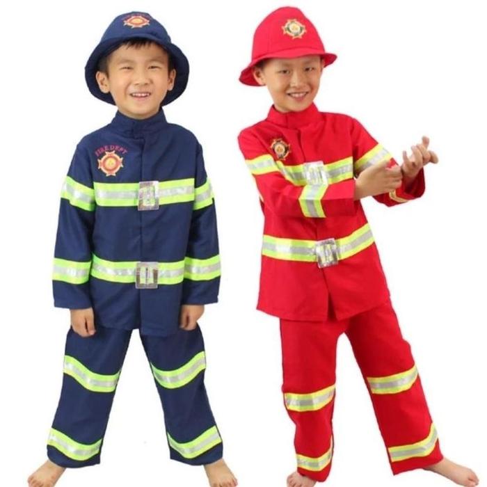 Jual READY!! !!! PROFESI ANAK DAMKAR PEMADAM POLISI TNI KOSTUM KARNAVAL ...