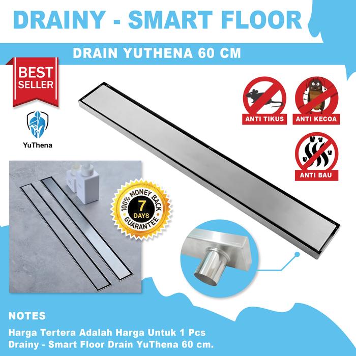 Promo Floor Drain Smart Saringan Got Kamar Mandi Anti Bau Stainless 60 ...