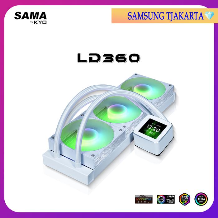 Jual KYO SAMA LD360 2.8" inch ARGB AIO Liquid Cooling LCD DISPLAY AIO ...