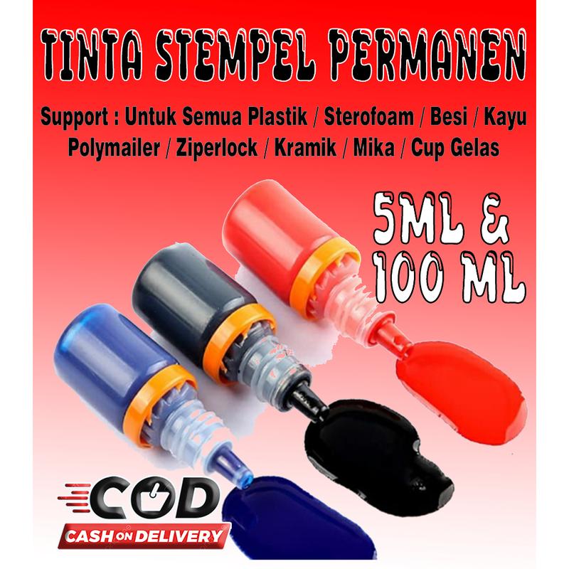 TINTA STEMPEL PERMANENT WATER PROOF - Shop | Tokopedia