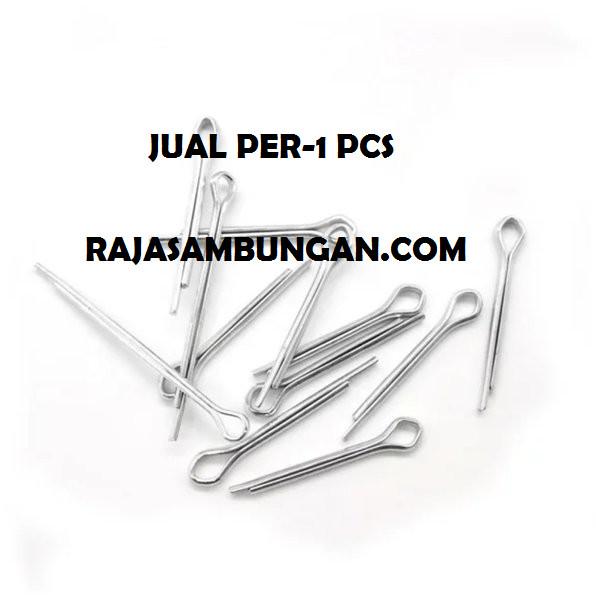Jual GROSIR Baut Split Pen 1/2 x 6 inch Cotter Pin Kaki Pengencang ...