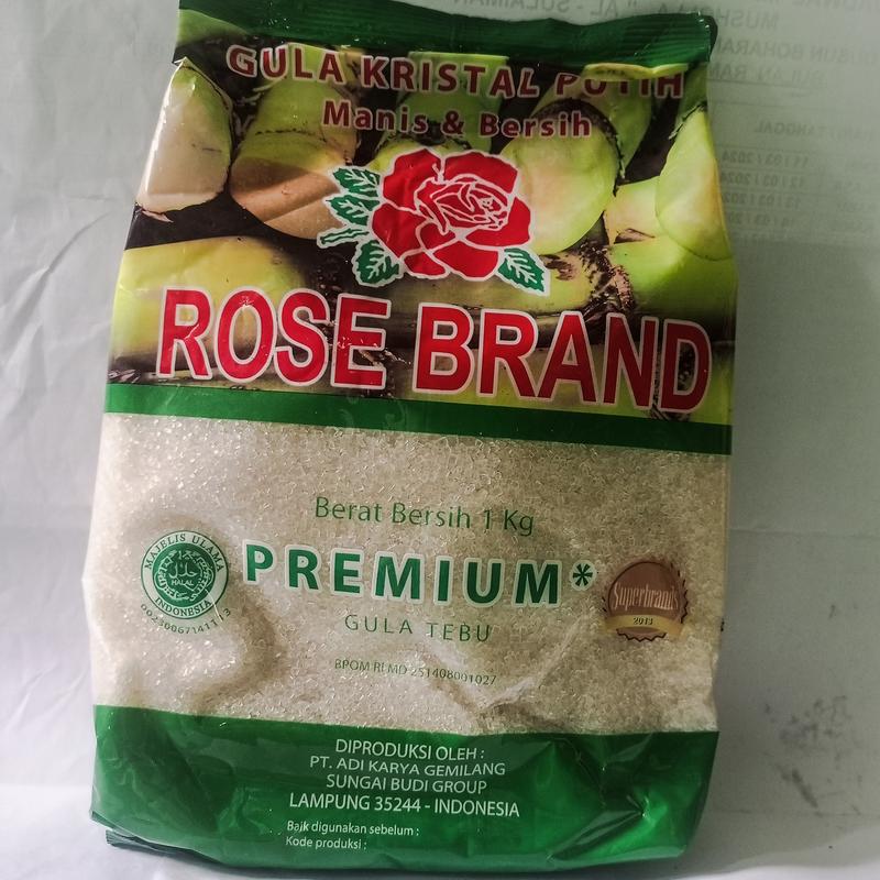 Gula pasir premium Rose brand 1 kg - Sugar - Shop | Tokopedia