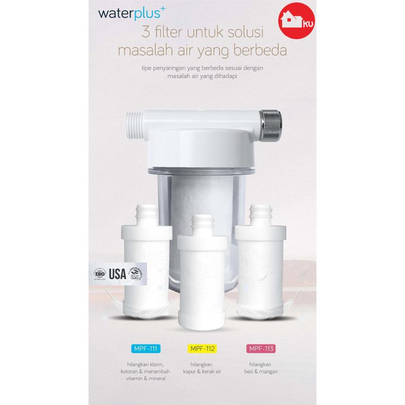 Refill Filter Shower WATERPLUS MPC 113 Heavy Metals Removal Filter ...
