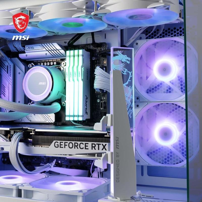 MSI MPG ARGB UNIVERSAL MAGNETIC VGA GPU GRAPHIC CARD STAND SUPPORT ANTI ...