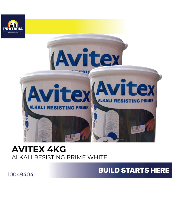 Jual AVITEX 4KG ALKALI RESISTING PRIME WHITE - Kab. Bekasi - PRATAMA ...