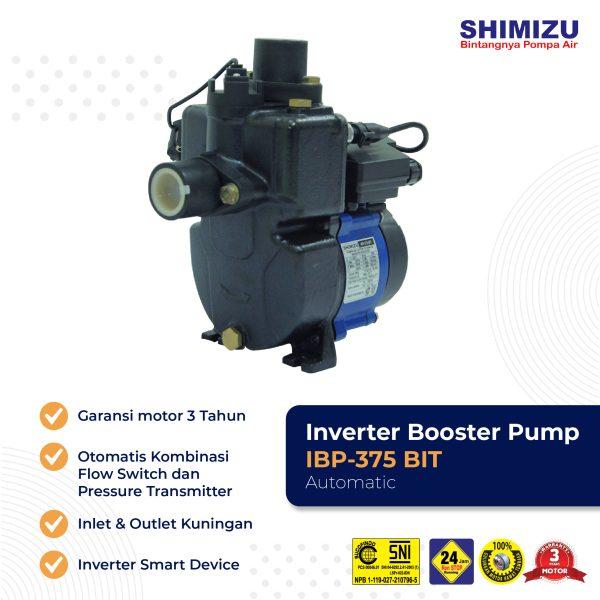 Jual Pompa Air Shimizu Inverter Booster Pump IBP 375 BIT - Jakarta ...