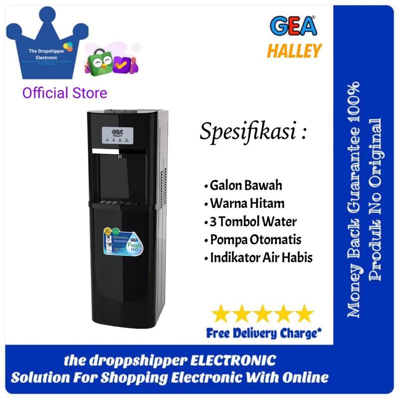 Water Dispenser Gea Halley Child Lock Dispenser Galon Bawah Gea - Shop ...