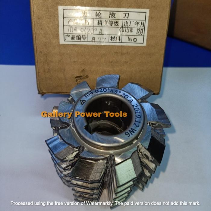 Jual Gear Hobbing M4 PA20 Pisau Gear hobbing / Modul Hobbing / Hobb ...