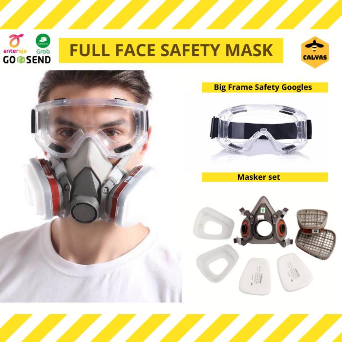 Masker Gas Respirator / Masker Cat / Masker Kimia Safety Industrial ...