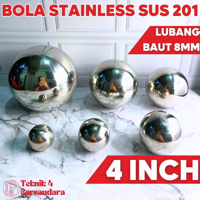 Jual Bola Stainless 4 Inch Aksesoris Stainless SUS 201 - Jakarta Utara ...