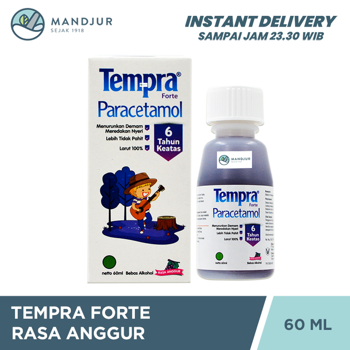 Jual Tempra Forte Grape 60 mL - Obat Demam dan Pereda Sakit Anak ...