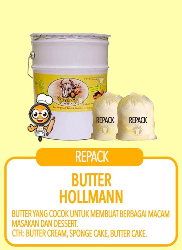 BUTTER HOLLMAN REPACK/TIMBANGAN - Shop | Tokopedia