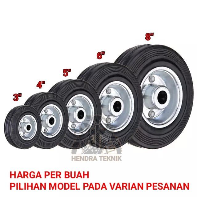 RODA KARET 3" 4" 5" 6" 8" 10" RODA SAJA RODA TROLI 3 INCI 4 IN - Shop ...