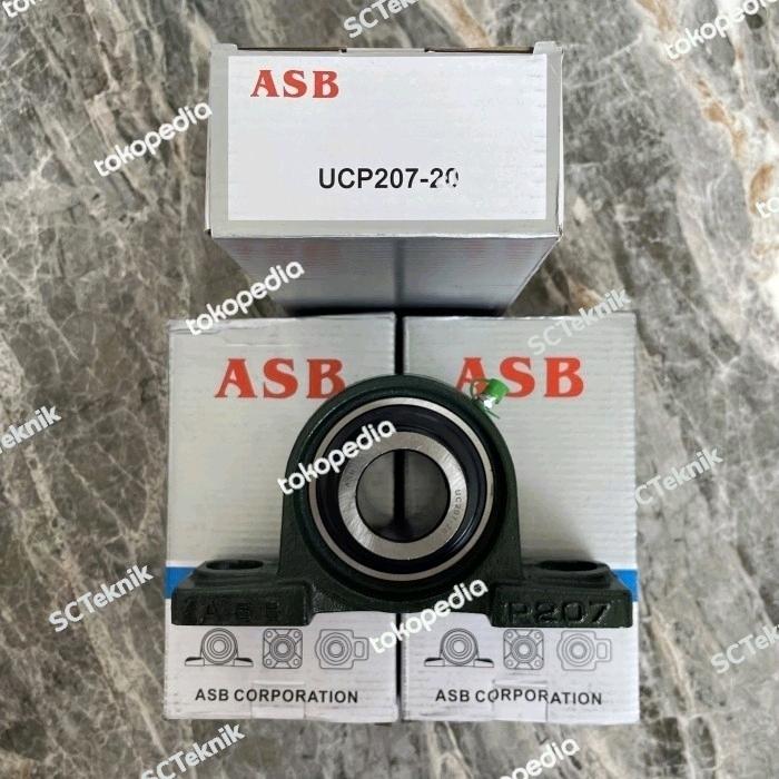 Jual BEARING PILLOW BLOCK UCP 207 - 20 ASB / P207-20 ASB ( as 31.75 mm ...