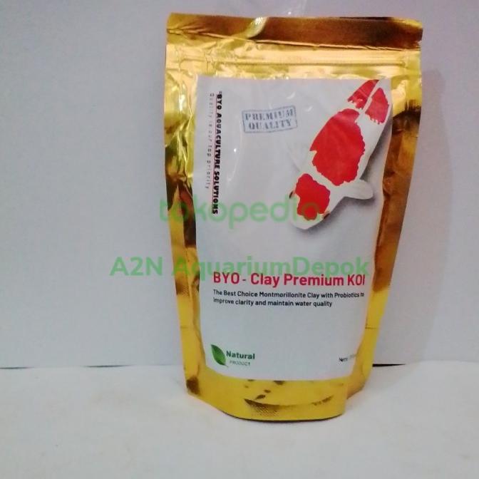 Clay Premium Koi Penjernih Byo / Bakteri Probiotik Starter 250Gr - Shop ...