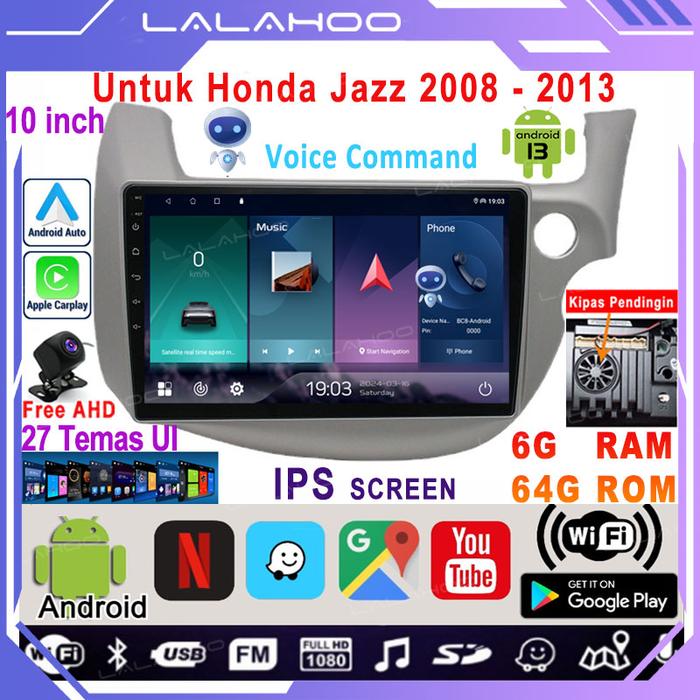 Jual 【Ada Kipas Pendingin】10 Inch 6G+64G Android 13 Head Unit Untuk ...