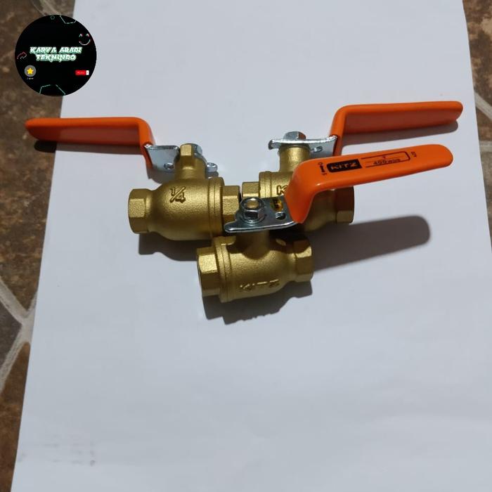 Jual Ball Valve Kuningan Kitz 1/4" inch Original Japan - Jakarta Barat ...