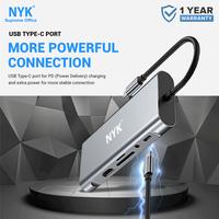 Promo 11 in 1 USB HUB NYK Type C Port 3.1 iOS Windows Macbook Linux ...