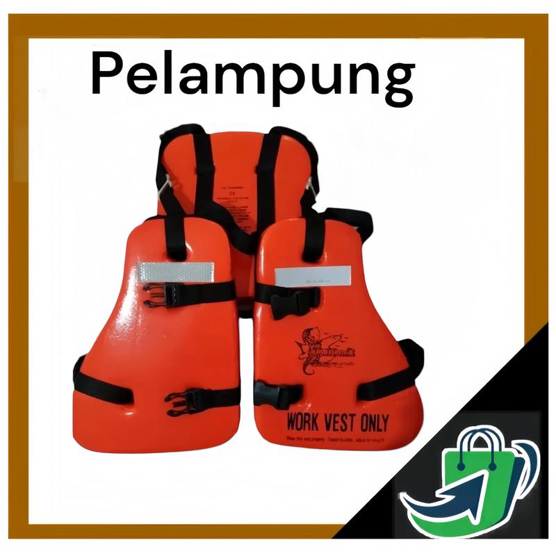 Work Vest Seahorse Life Jacket Sea Horse Pelampung /PELAMPUN - Shop ...