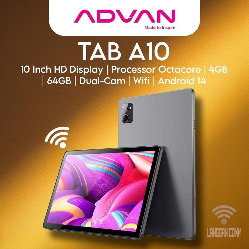 Advan Tab A10 Tablet Android Layar 10 Inch Processor Octacore Ram 4Gb ...