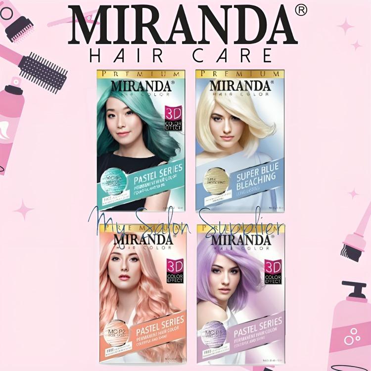 Miranda Hair Color PASTEL Series / Cat Rambut / Super Blue Bleaching K ...