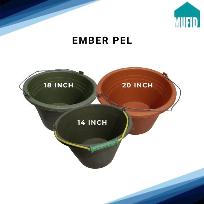 Jual Ember Cor Bangunan Semen Acian Hijau Oren 14 inch 20 inch Anti ...
