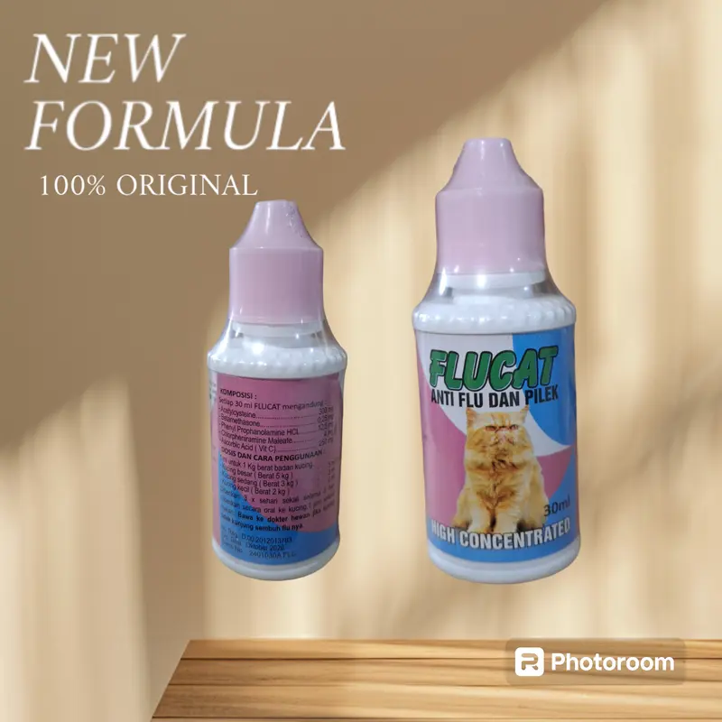 Flucat 30 ml flu kucing yang ampuh - Shop | Tokopedia