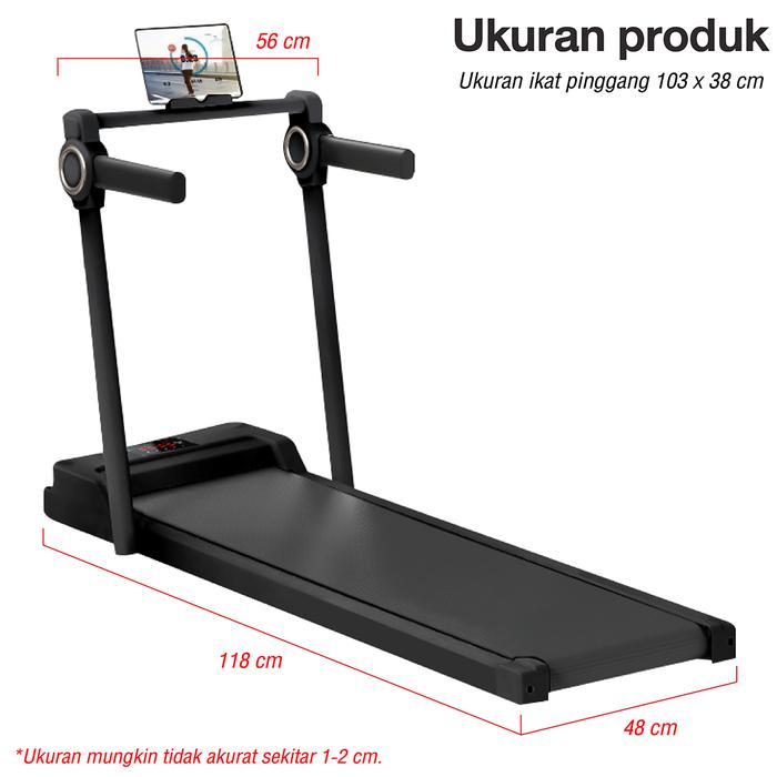 Promo BG SPORT Treadmill Electric 310 Treadmil Listrik Walking Pad ...