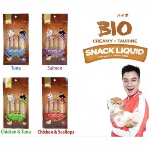 Bio creamy 15 gr snack kucing 15gr - Shop | Tokopedia