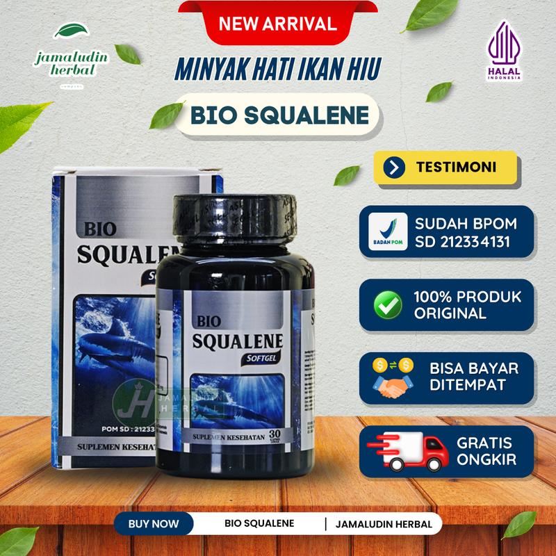BIO Squalane Oil - Bio Squalene Softgel Minyak Ikan Asam Lemak Omega 3 ...