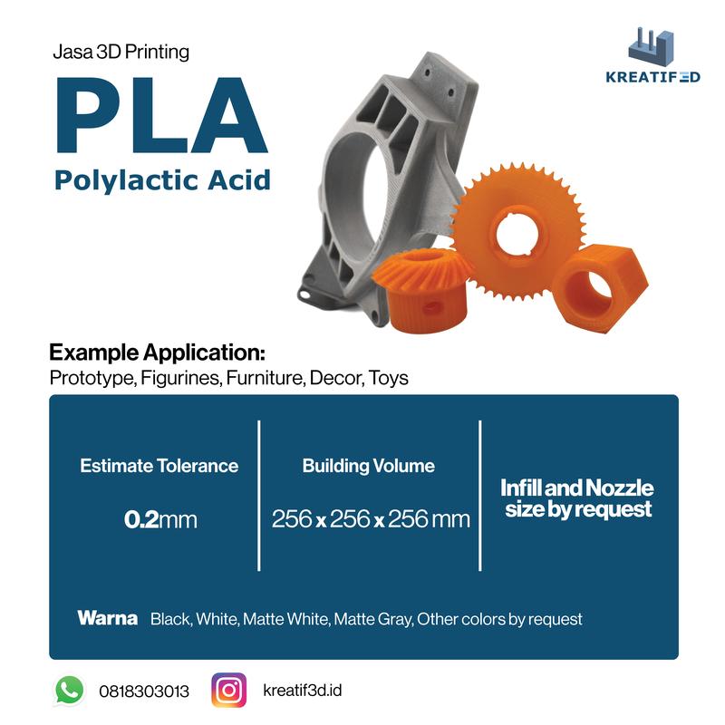 3D PRINTING / 3D DESIGN / PLA + / FDM / PROFESSIONAL GRADE - Shop | Tokopedia