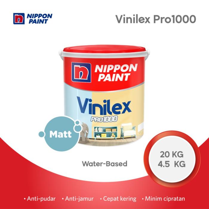 Jual VINILEX PRO1000 (TINTING) -20KG- CAT DINDING INTERIOR NIPPON PAINT ...