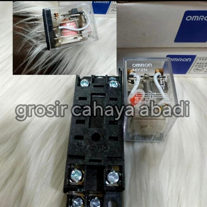 relay Omron my2n/my2 220vac set socket - Shop | Tokopedia
