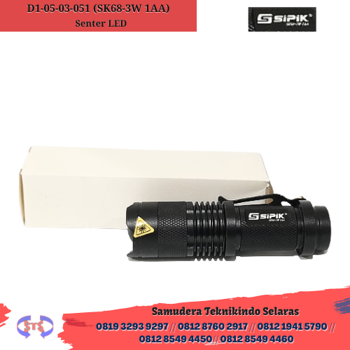 Jual Sipik D1-05-03-051 (SK68-3W 1AA) Senter LED - Original Jepang ...