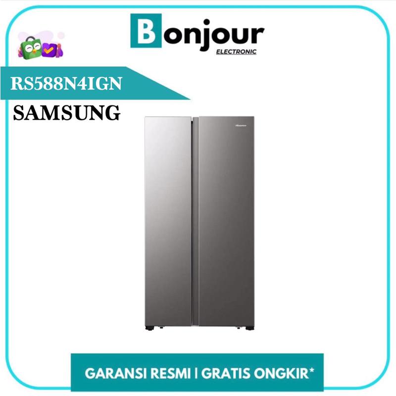 Kulkas Hisense Side by Side RS588N4IGN 468 Liter Hisense RS588 468L ...