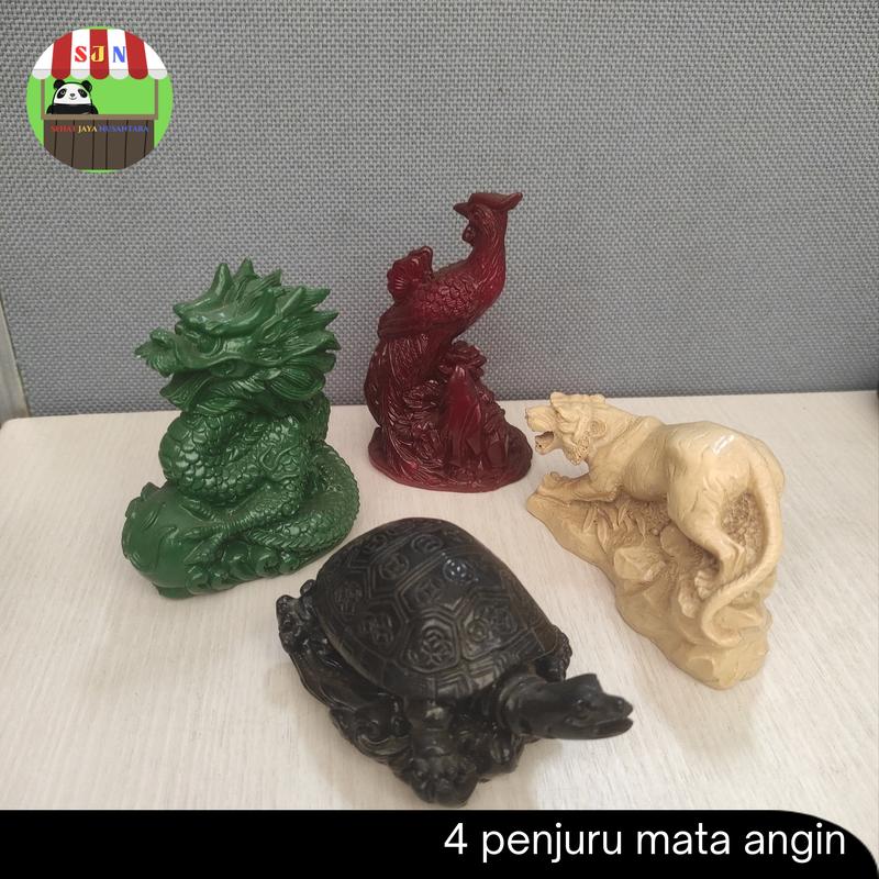 Patung Mini 4 Penjuru Mata Angin (Fengshui Tiongkok) - Shop | Tokopedia