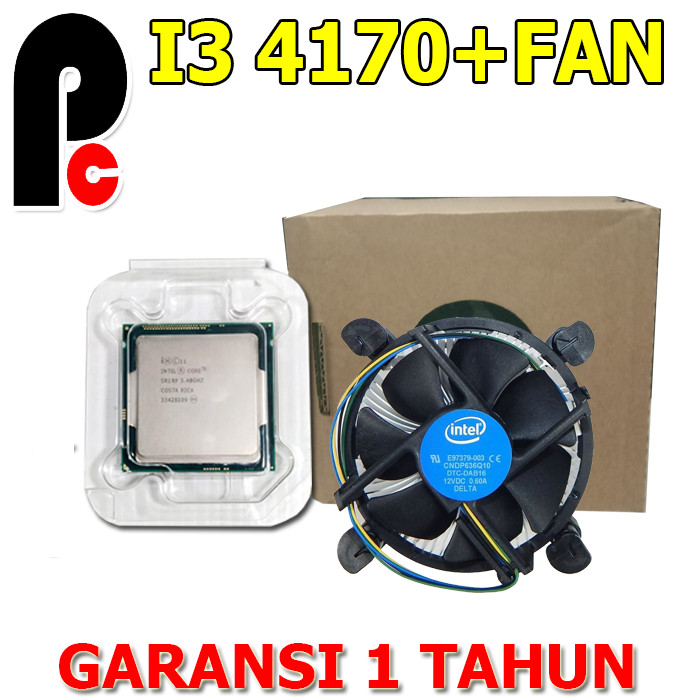 Jual PROCESSOR INTEL CORE i3 4170 LGA 1150 3.70GHz + FAN INTEL - i3 ...