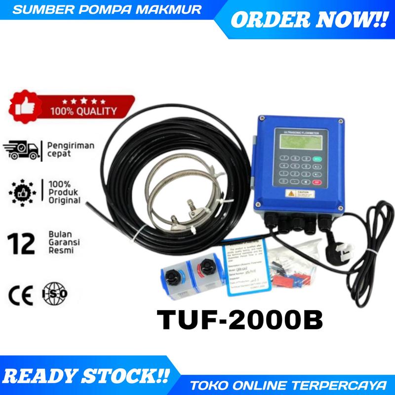 TUF-2000B TM-1 Ultrasonic flow meter DN50mm-DN700mm wall mounted - Shop ...