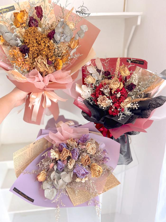 Jual DRIED FLOWER BOUQUET LIMITED EDITION - BUKET BUNGA BOUQUET BUNGA ...