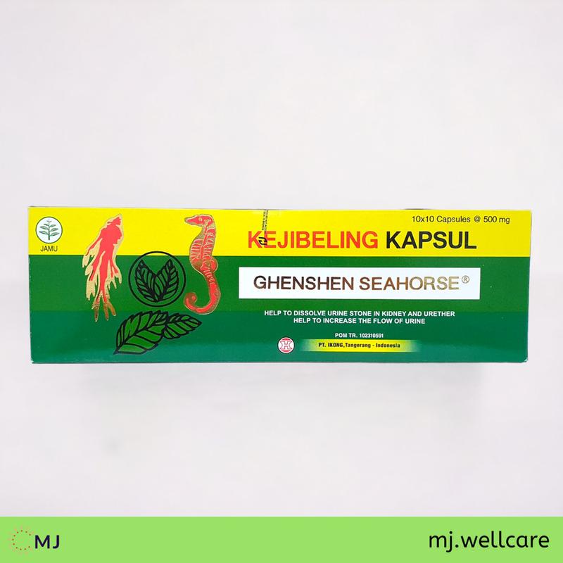 Kejibeling Kapsul Ghenshen Seahorse Box 10 Strip - Shop | Tokopedia
