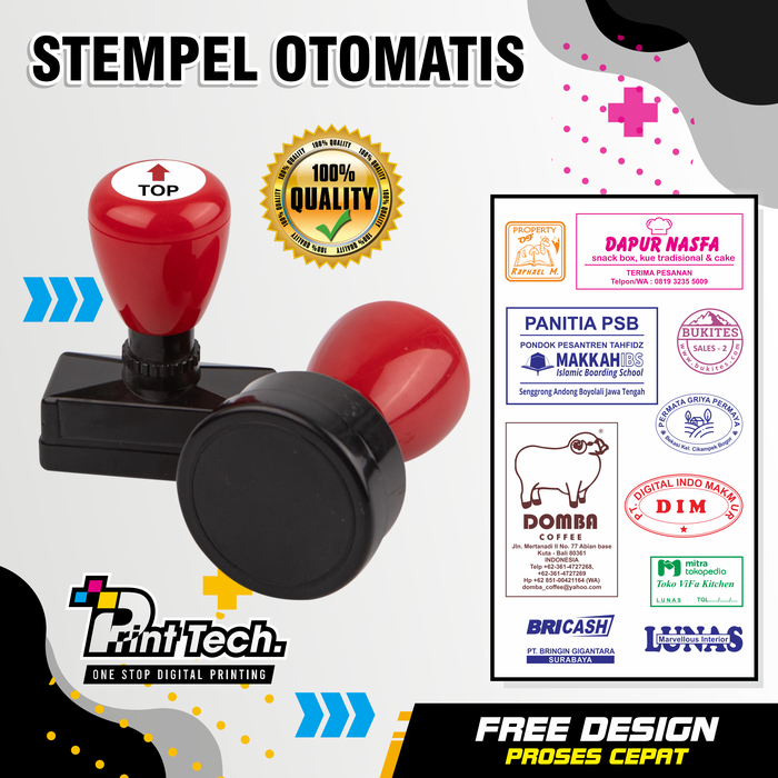 Jual Stempel /Stempel Logo / Stempel Lunas / Stempel Otomatis / Stempel ...