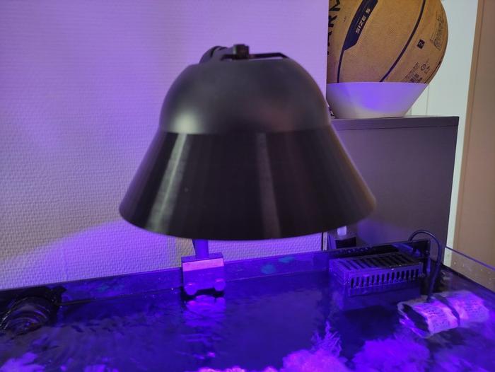 Jual Shade Cover Lampu Noopsyche K7 Mini Anti Silau Reef Tank PLA Solid ...