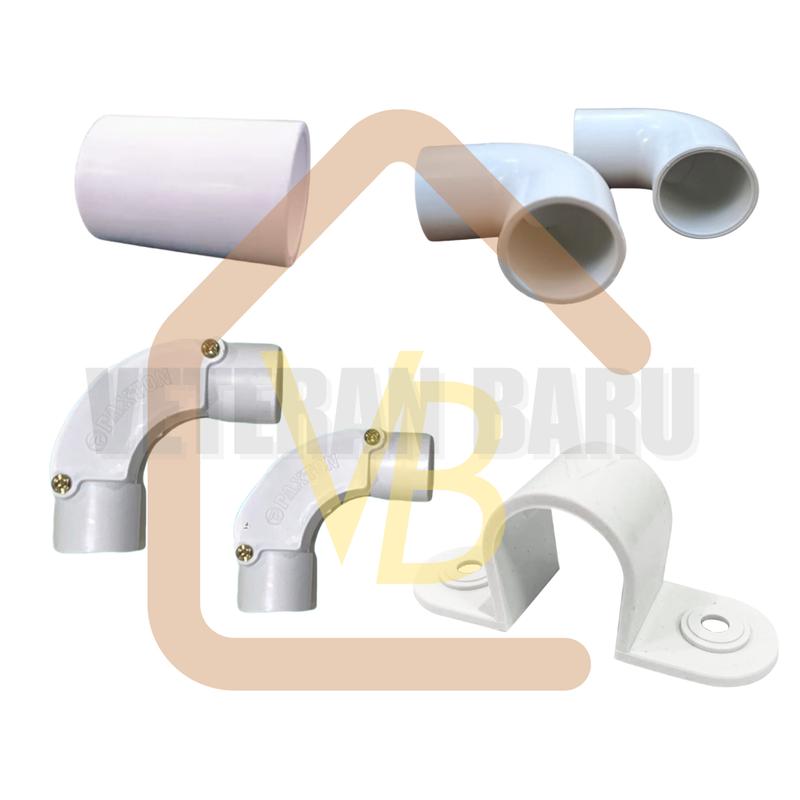 Sok Elbow Knee Kenie Sambungan Lurus L Pipa Conduit L-Bow 20MM - Shop ...