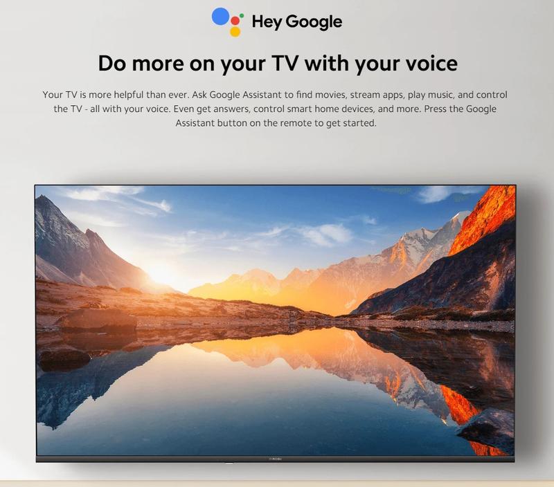 Xiaomi TV A 43'' 43 Inch 2025 FHD Smart Google TV Dolby DTS Audio ...